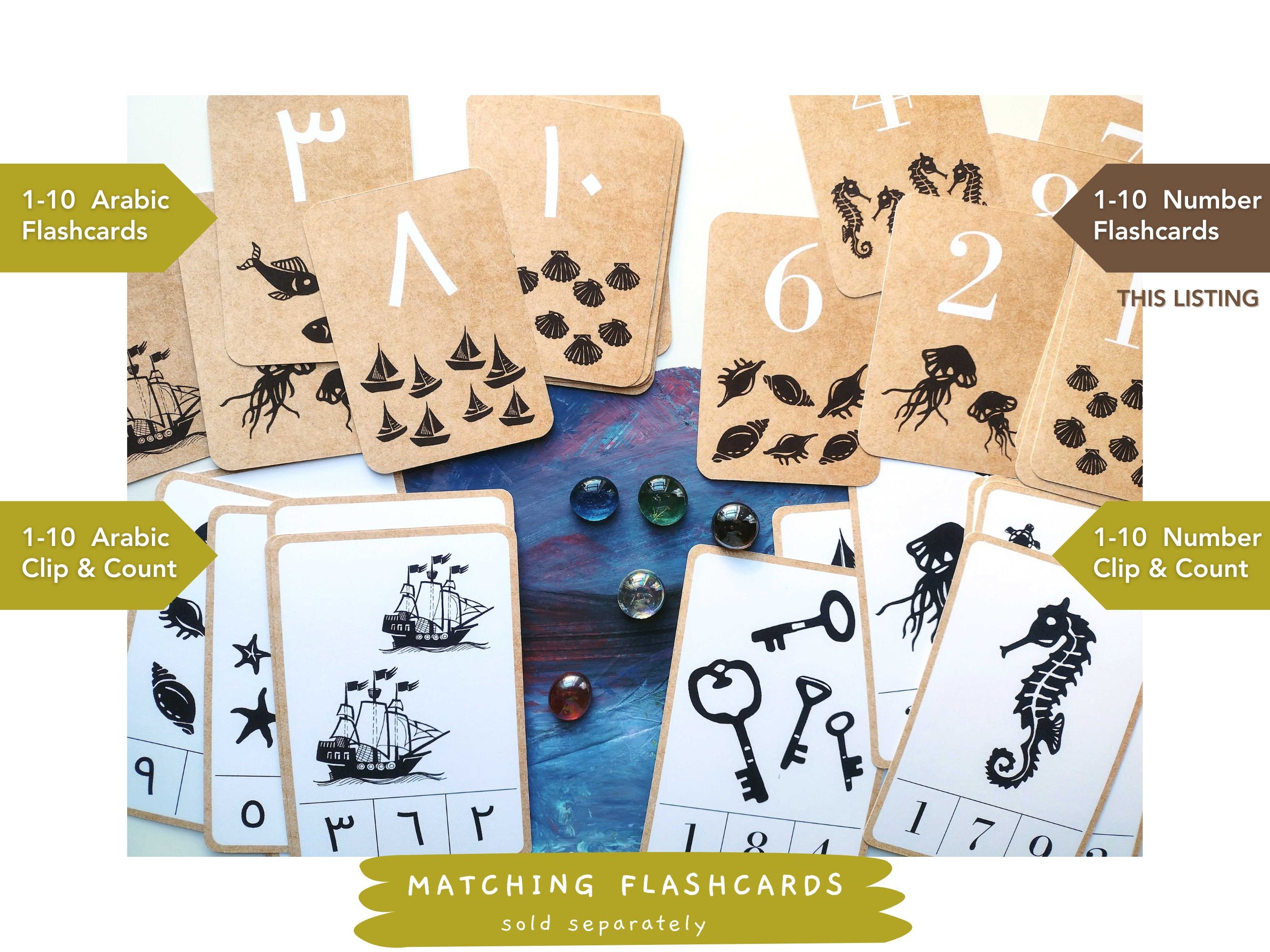 Learning Numbers 1-10 | Printable Preschool Counting Activity, Sea ...