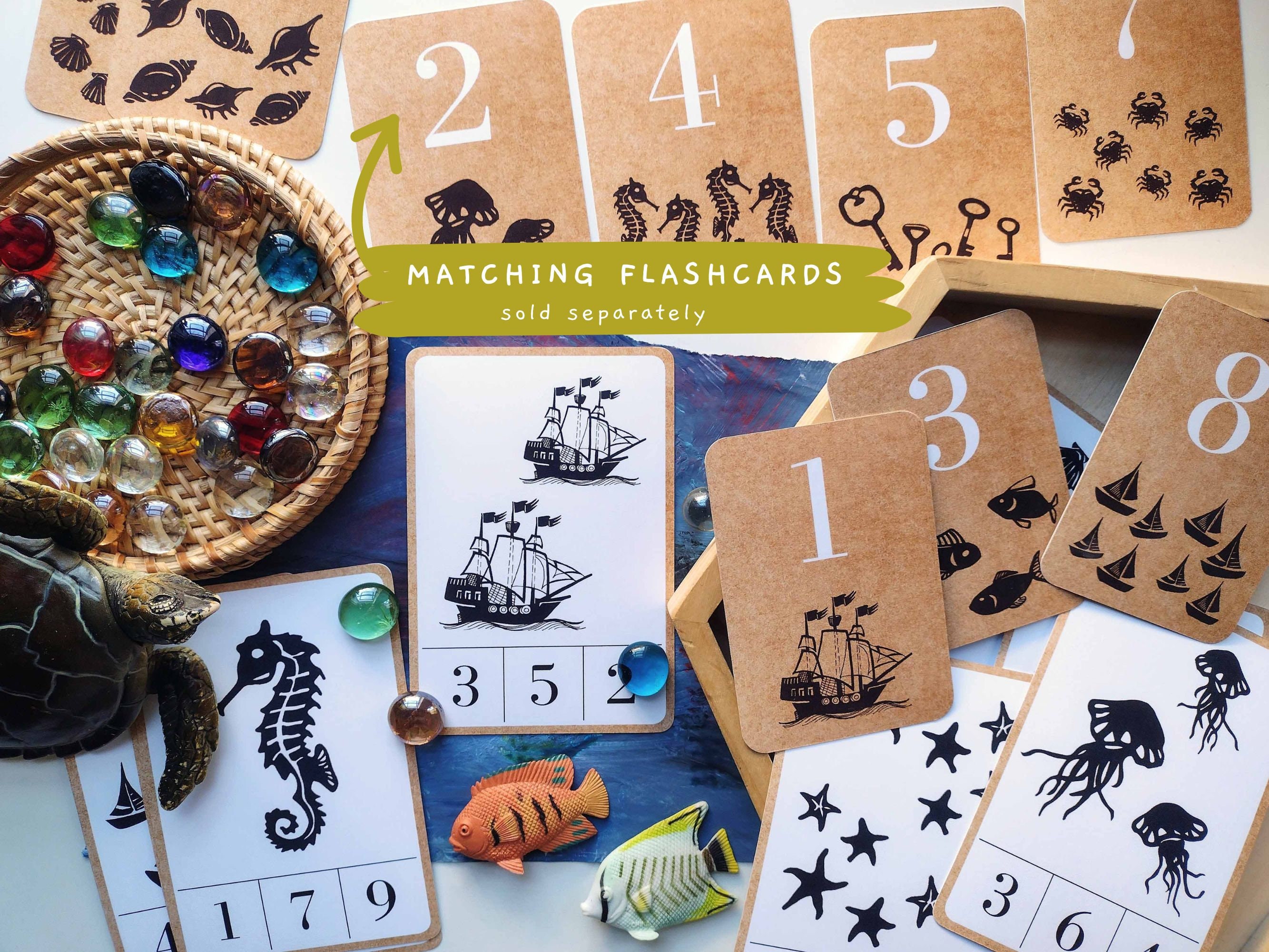 Numbers 1-10 Clip and Count Sea Adventure | Printable Preschool ...