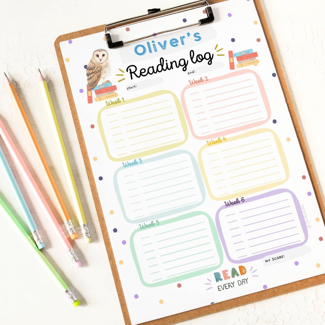 Reading Log for Kids | Summer Reading Challenge, Printable Book Chart ...