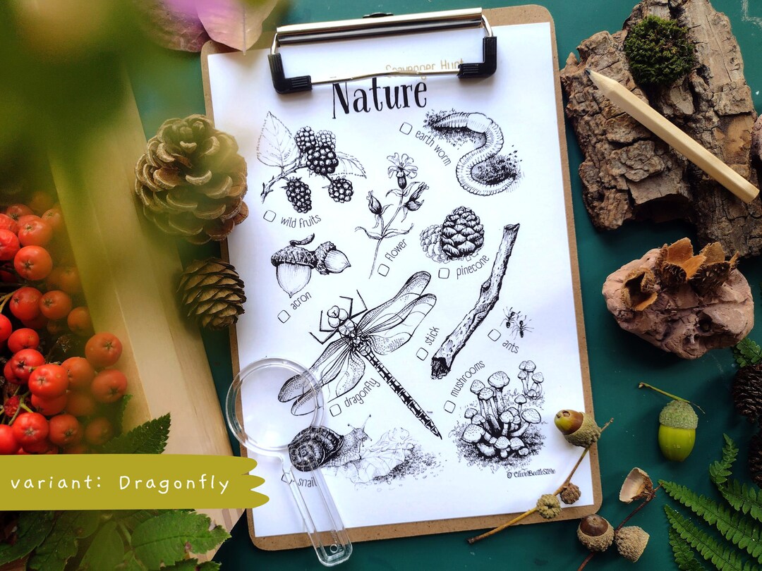 Nature Scavenger Hunt for Kids | Printable Outdoor Treasure Hunt ...