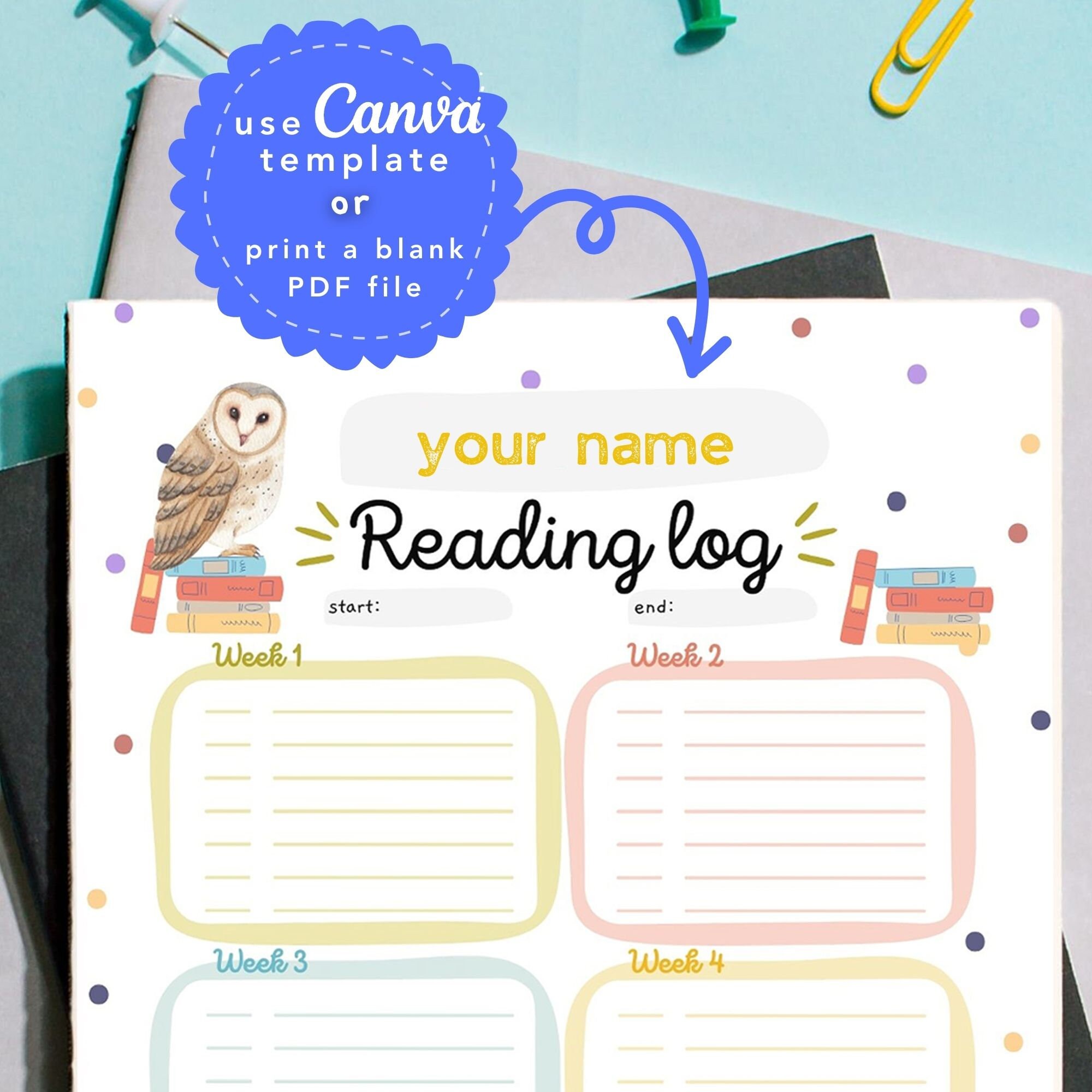 Reading Log for Kids | Summer Reading Challenge, Printable Book Chart ...