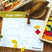 Dinosaur Pattern Block Mats: Montessori Shape Puzzles (digital Download ...
