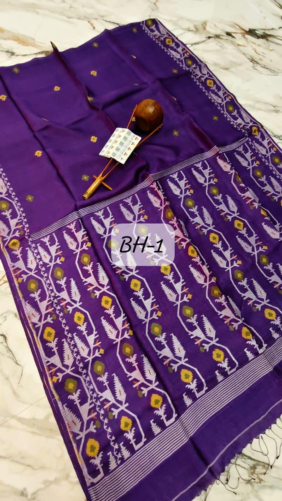 Pure Handloom Gacchi Tussar Jamdani Saree for Indian Women Traditional ...