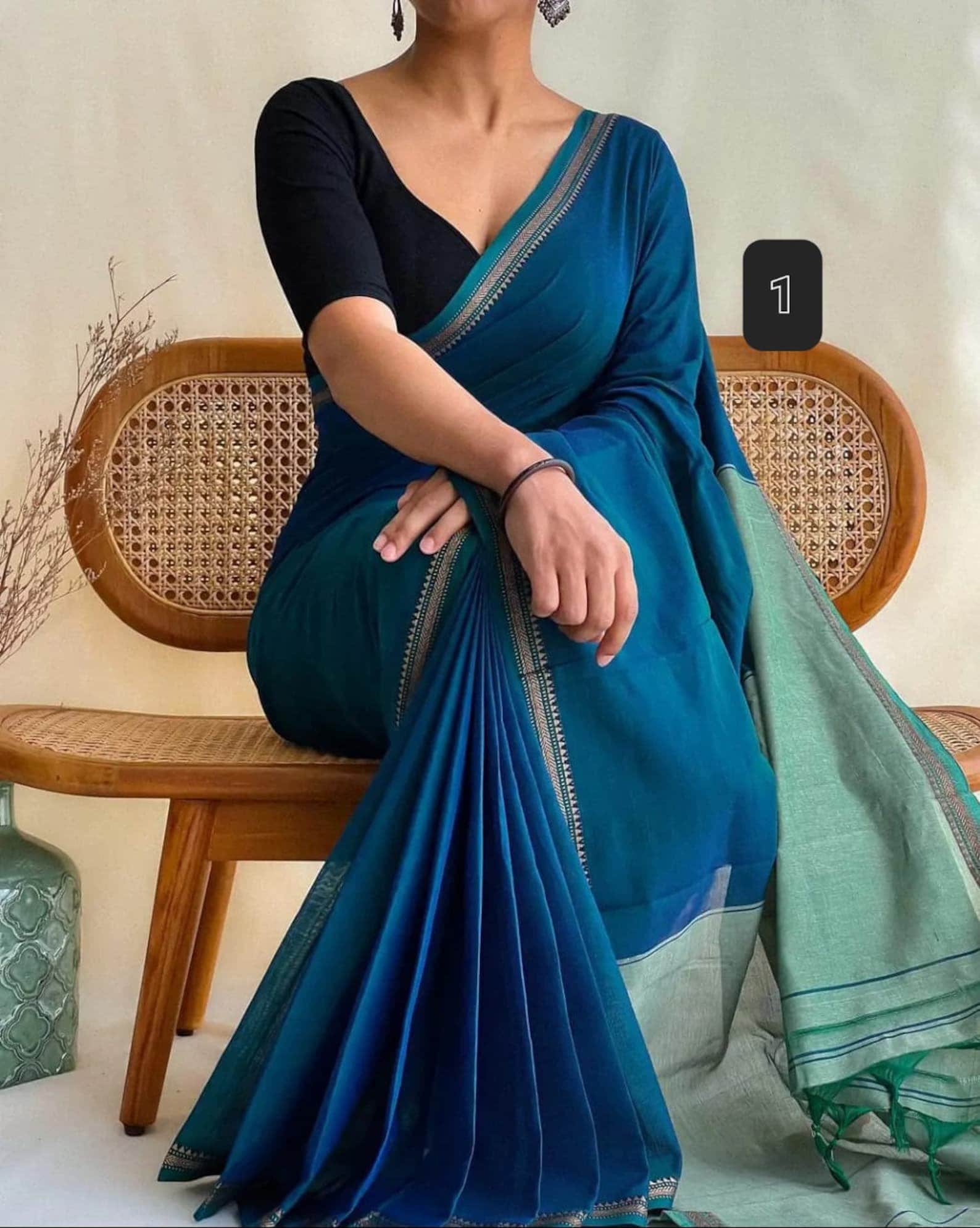 Pure Handloom Khadi Cotton Saree for Indian Women Traditional and ...