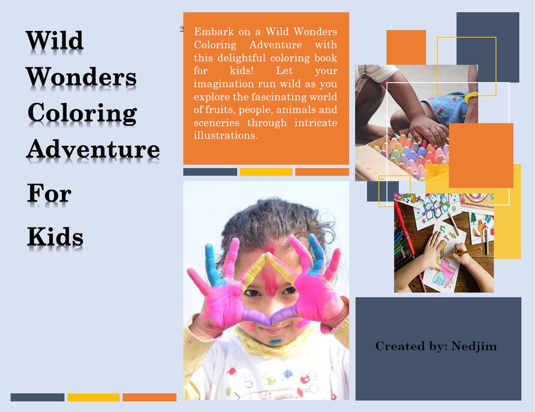 Wild Wonders Coloring Adventure | Coloring Book for Kids | Digital ...