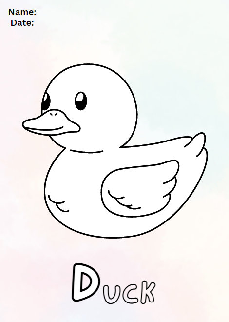 Alphabet Coloring Book | ABC | Kids Learning | Learn and Fun - Etsy