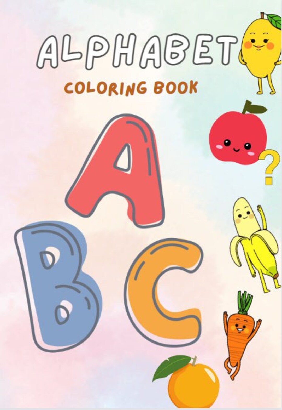 Alphabet Coloring Book | ABC | Kids Learning | Learn and Fun - Etsy