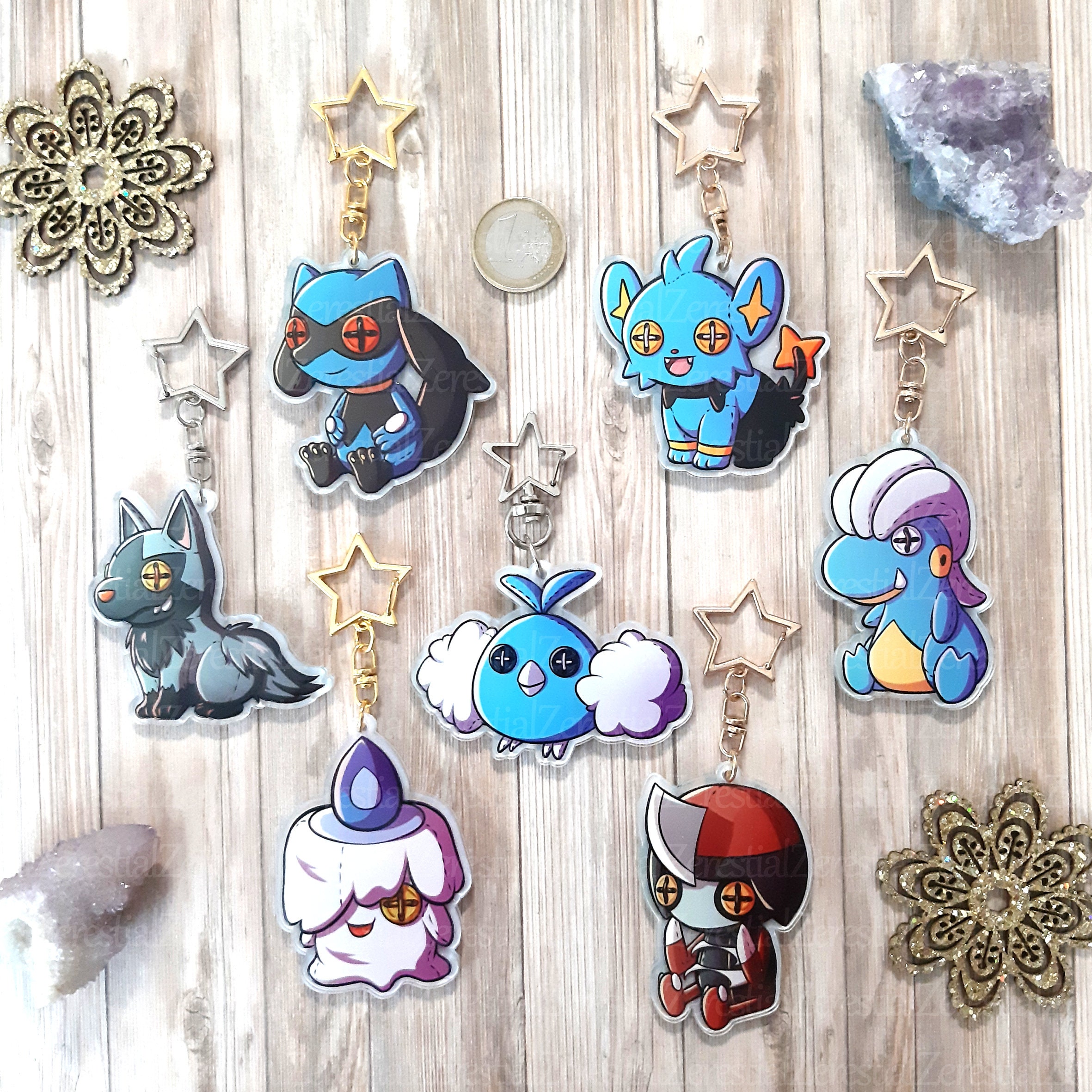 Doubled Side Plushies Pokemon Keychain Batch 05 - Etsy