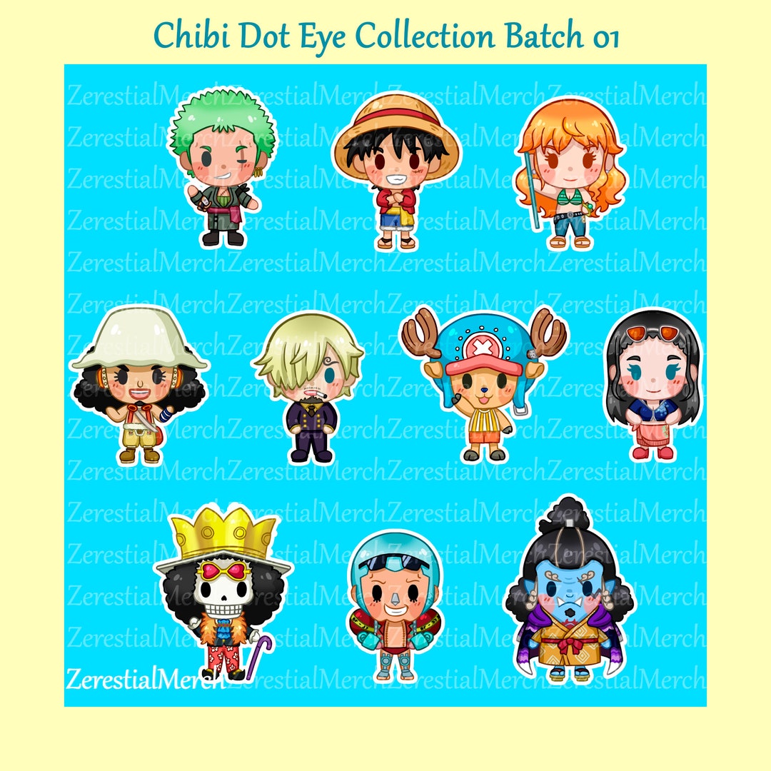 Chibi Dot Eye Collection Batch 01 Pirate - Etsy