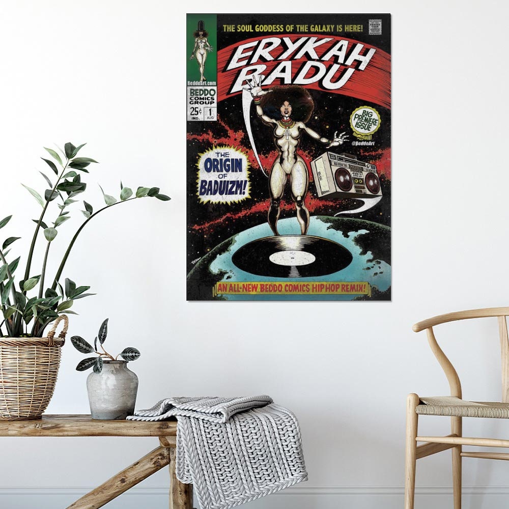 Erykah Badu Comic Art Book Poster sold by Alejandro | SKU 41417557 | 45 ...