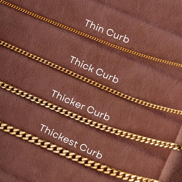 Small Cuban Link Chains - Etsy