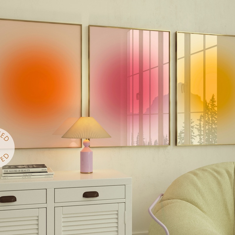 Gradient Art Print - Etsy