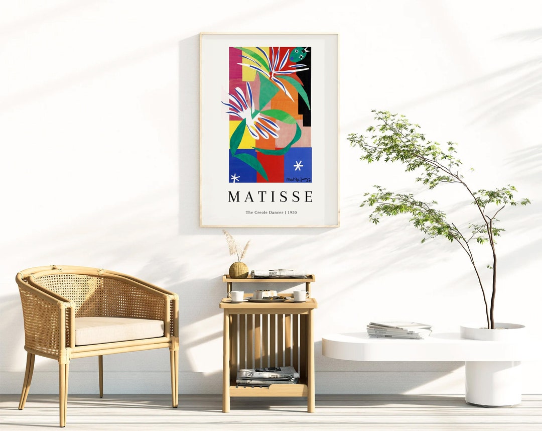 Matisse the Creole Dancer 1950 Exhibition Vintage Art Poster, Ideal ...