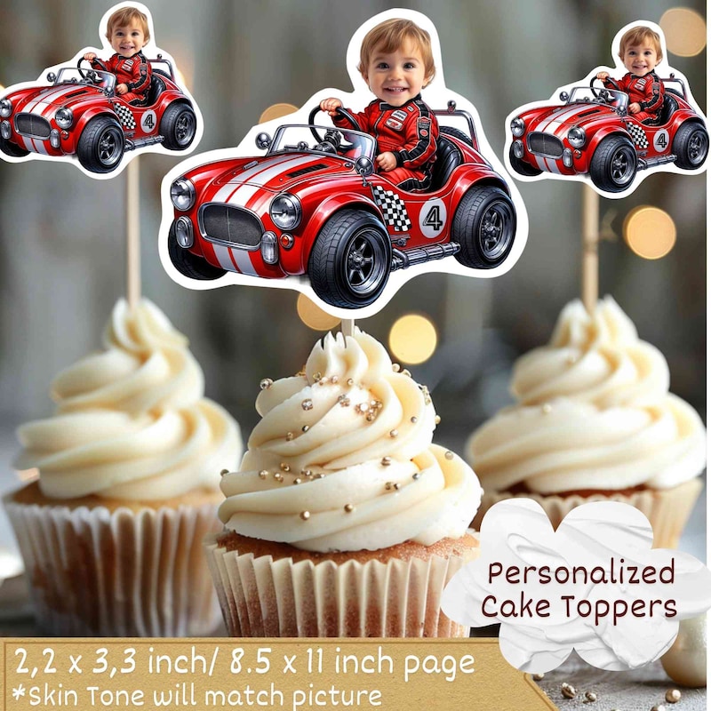 Race Car Topper - Etsy