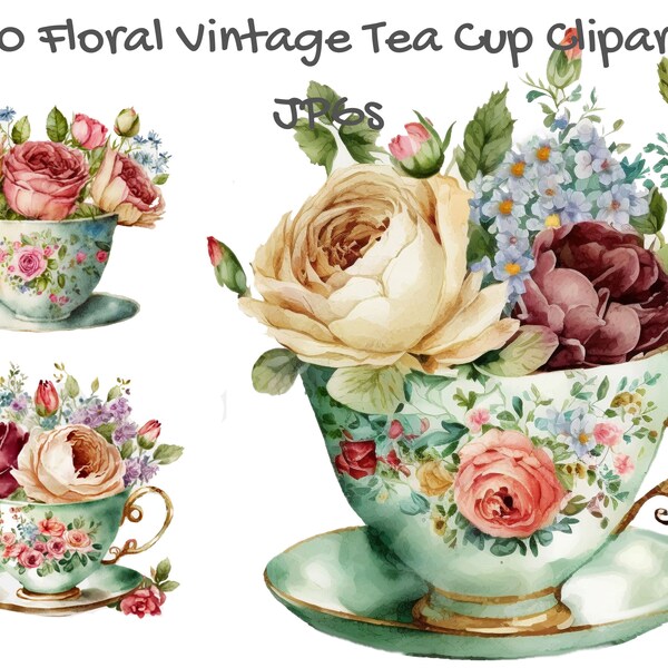 High Tea Clip Art - Etsy