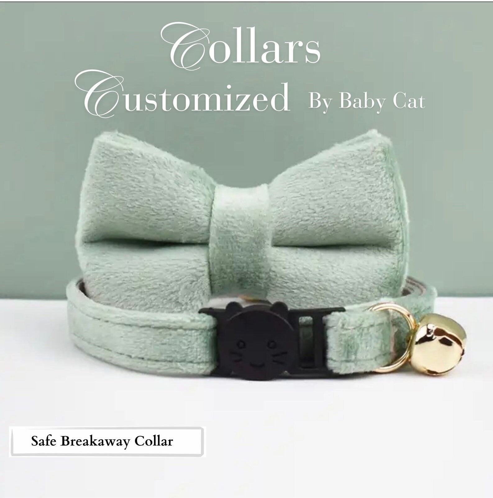 Personalized Breakaway Cat & Small Dog Collar Bowtie Leash - Etsy