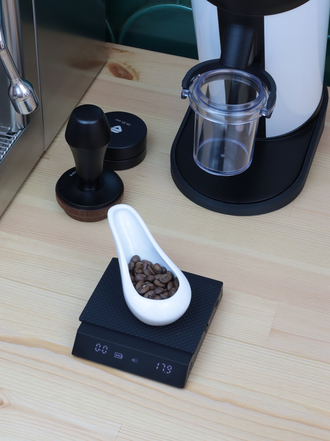Coffee Dosing Trays Coffee Bean Boat From Ceramic Elegant Way to Scale ...