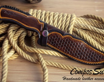 Mountain Man Knife, Frontier Knife, Primitive Sheath, Bushcraft Knife ...