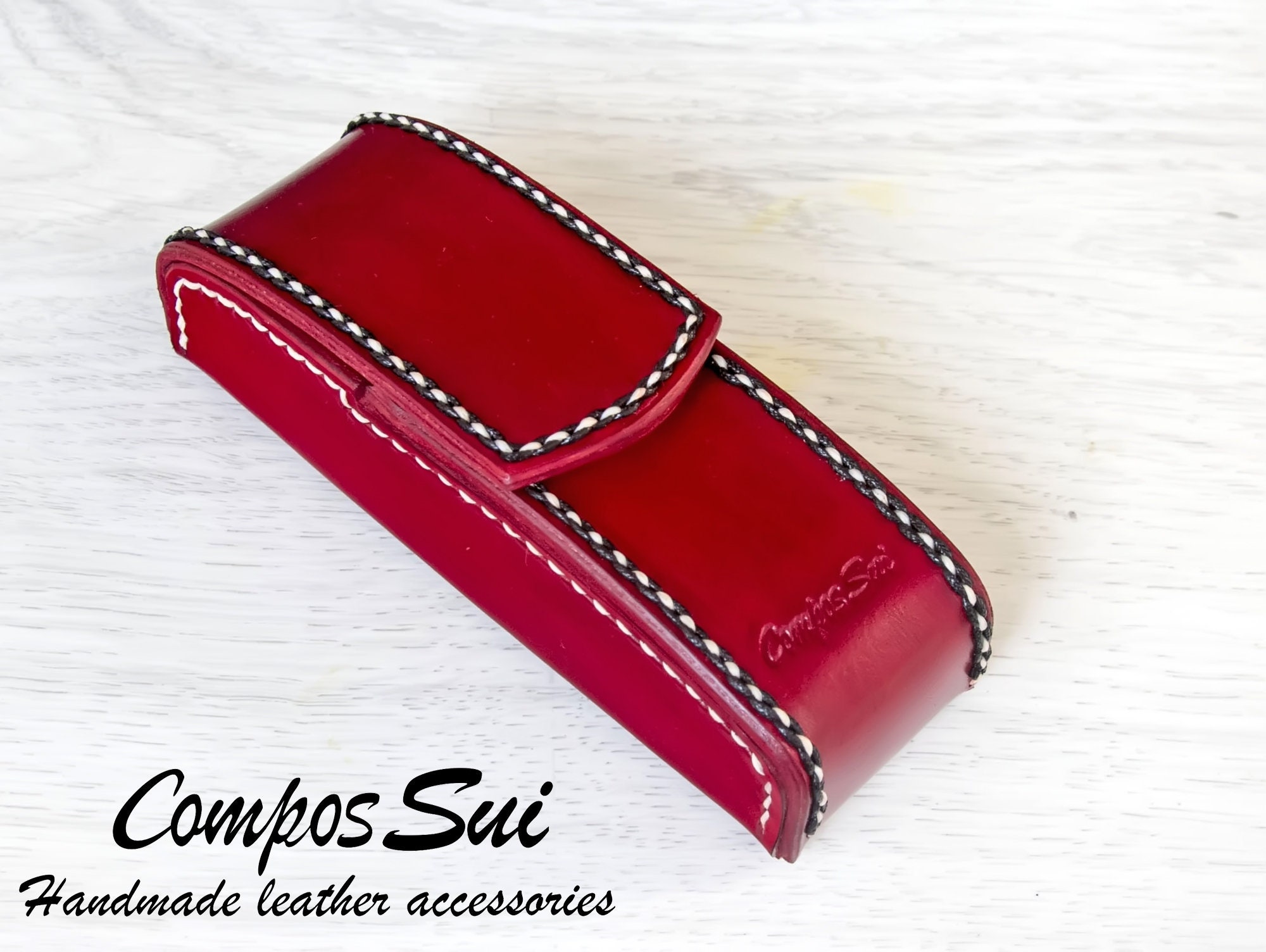 Leather Eyeglass Case, Unique Elegant Glasses Case Elegance - Etsy