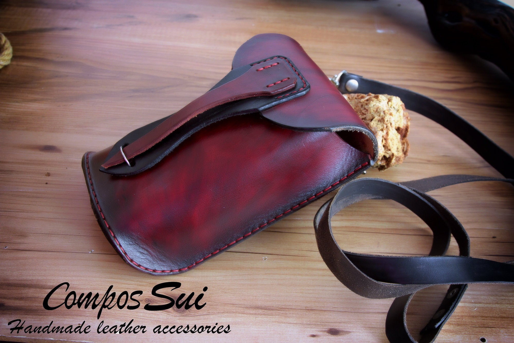 Leather Unisex Bag, Mini, Shoulder Model Model - Etsy