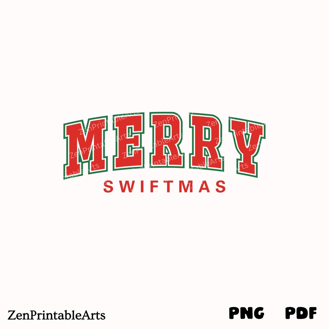 Merry Swiftmas SVG and PNG Swift Era Svg Christmas Gifts - Etsy