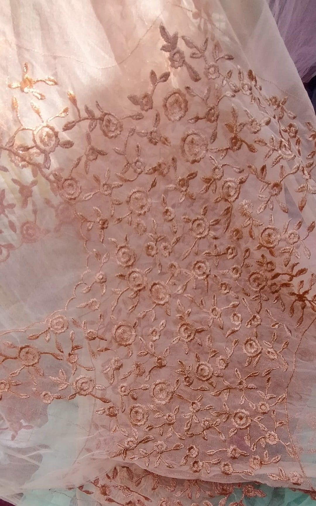 Vintage Fabric Net Tulle Mixed Grab of Assorted Fabric Reversible Craft ...