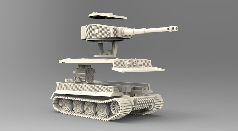 1/72 German Tiger 1 Tank Late Ausf E / Full-interior Version / - Etsy UK