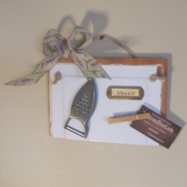 Old Farmhouse Repurposed Door Panel Kitchen Cheese Grater Wall - Etsy