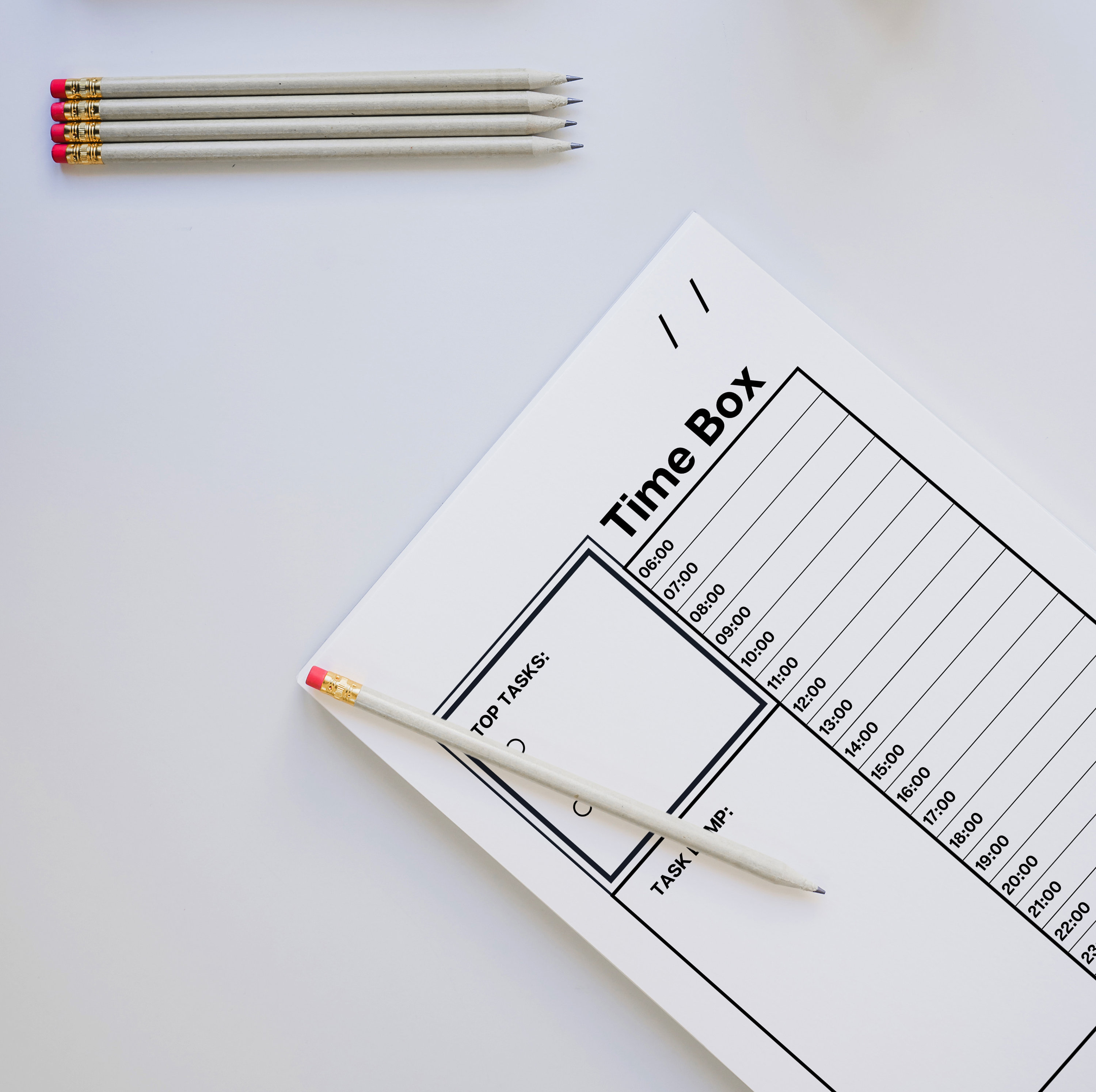 Daily Time Box Planner, Instant Download, Printable, Time Management ...