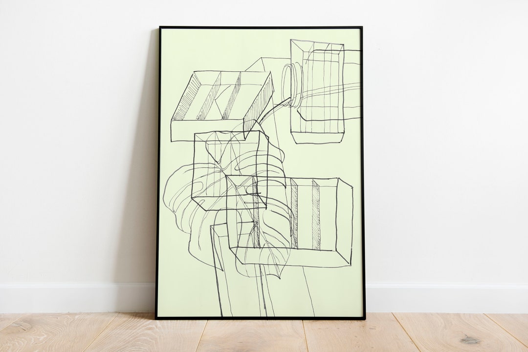 A1/A2/A3/A4, Line Art, Minimalist Art Print, Instant Download - Etsy