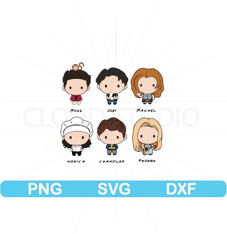 Friends Svg, Friends Central Perk Svg, How You Doin Svg, Layered Files ...