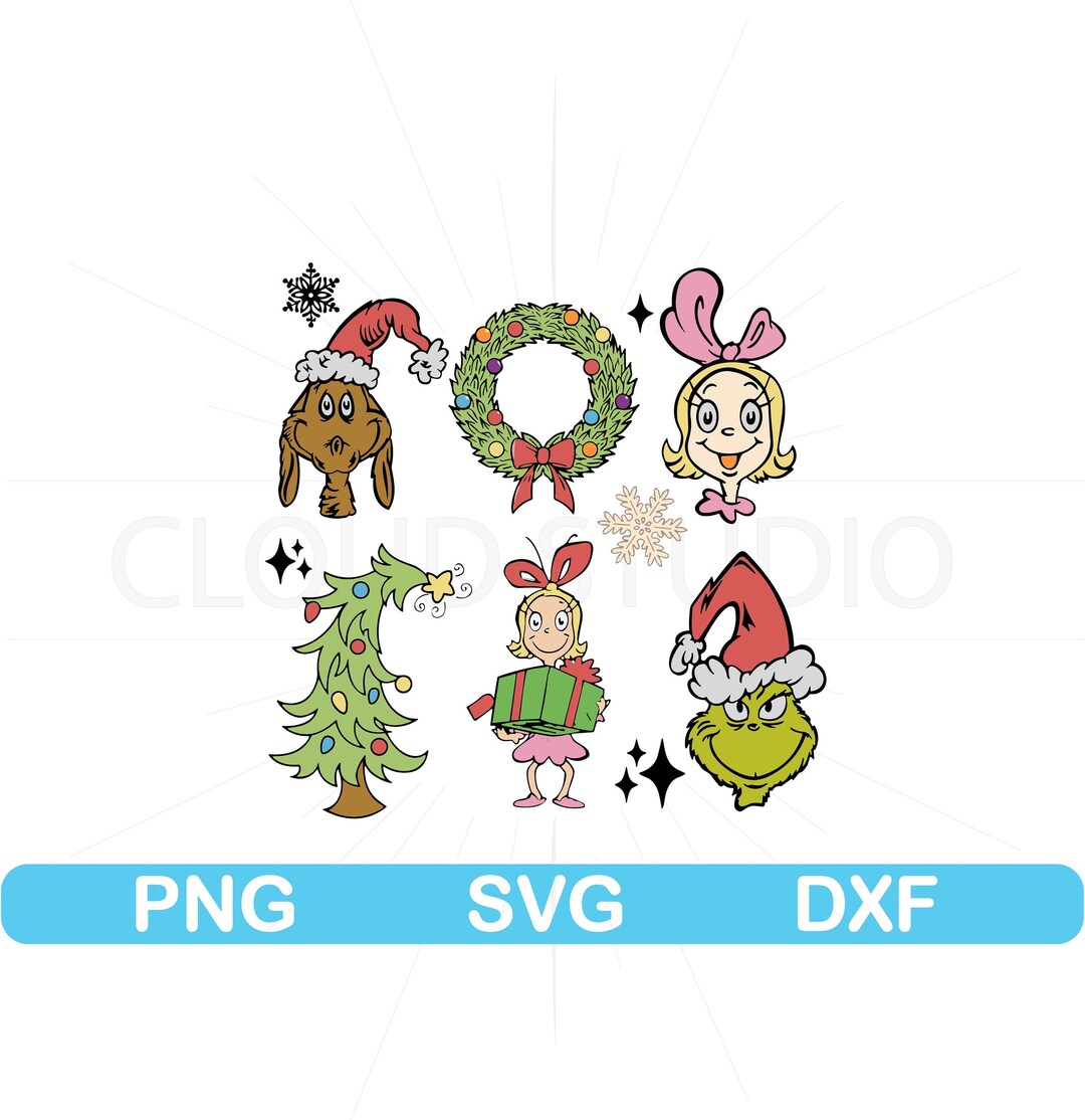 Retro Grinc Christmas Svg, Christmas Grinch Svg, Merry Grinch Svg ...