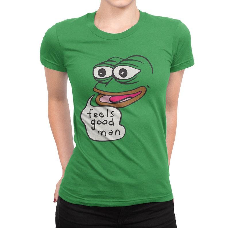 Pepe the Frog Feels Good Man T-shirt Men's and - Etsy