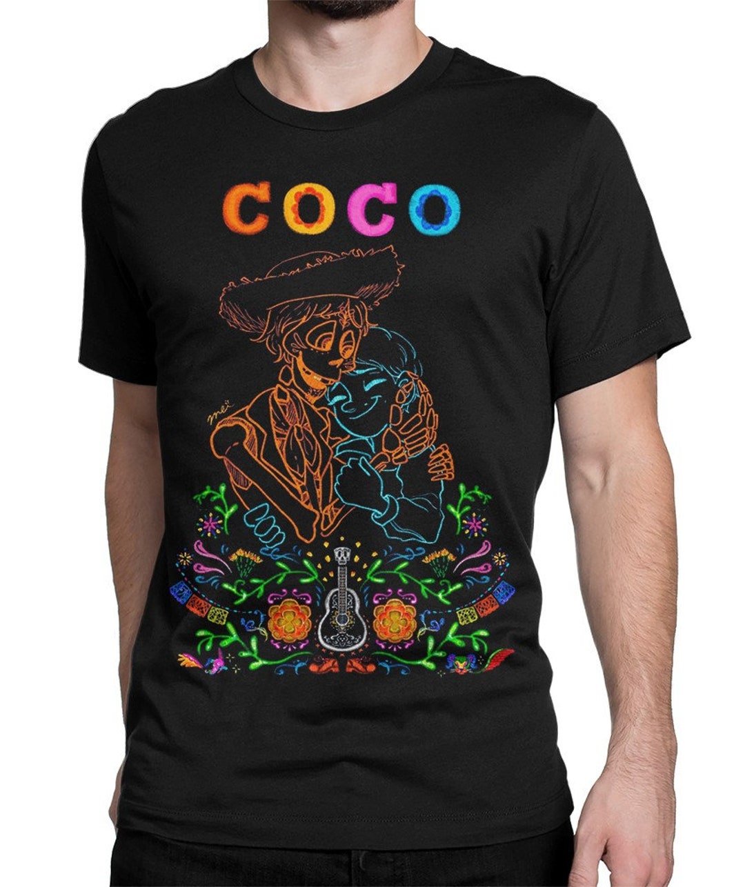 Coco Family Miguel and Hector T-shirt, Men's and Women's Sizes bf-305 ...