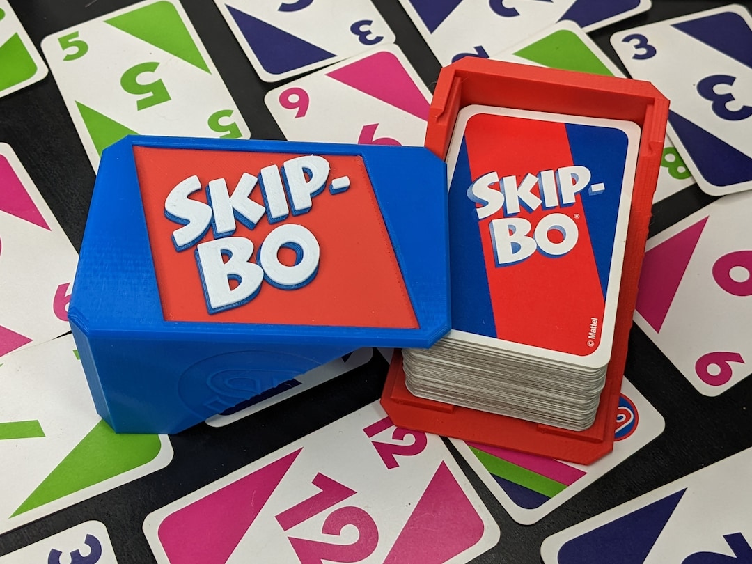 Skip Bo Split Deck Box - Etsy