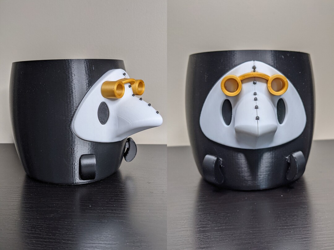 Plant Pot, Chibi Plague Doctor - Etsy