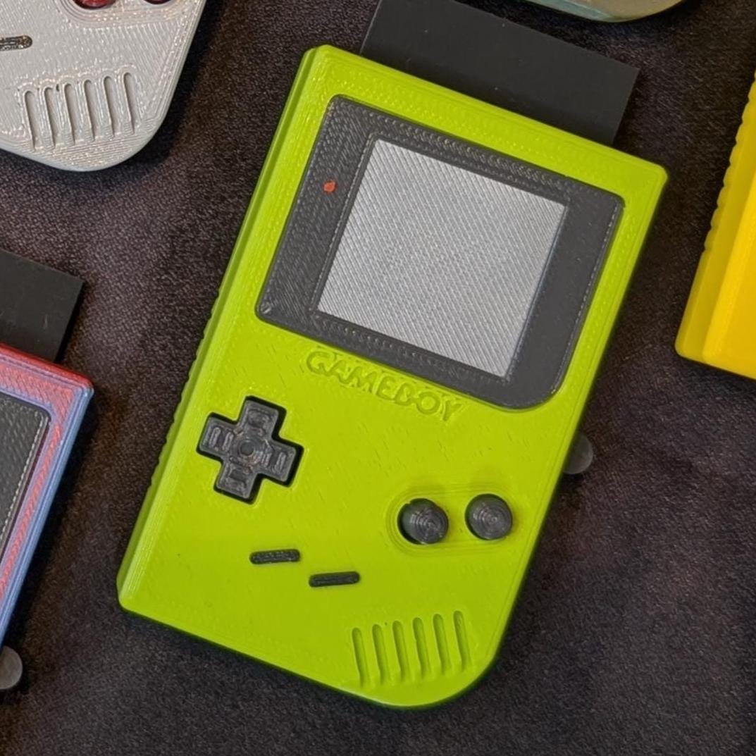 Gameboy Fidget Toy - 3 Functions - 2 Buttons, 3D Printed Spring D-pad ...