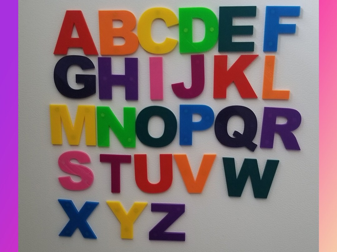 Custom Magnetic Letters - Etsy
