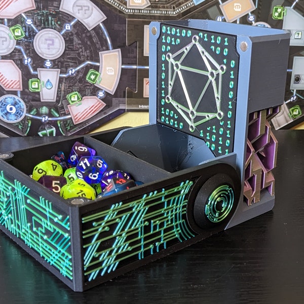 Cyberpunk Dice Box - Etsy