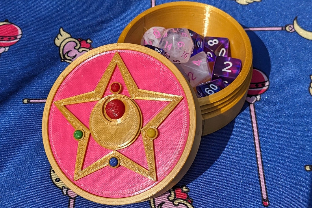Crescent Moon Dice Box/trinket Box - Etsy