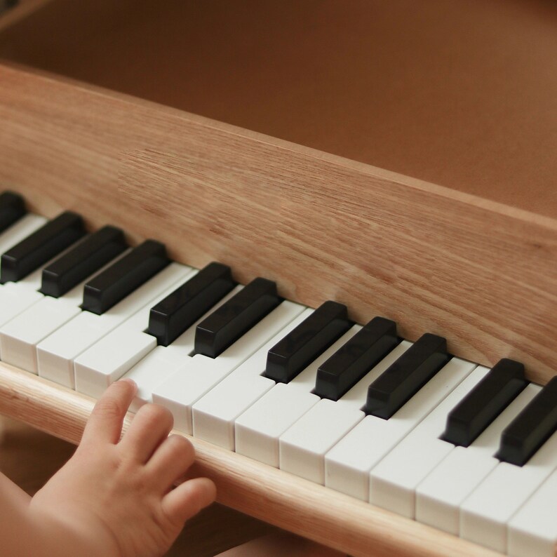 Wood Kids Piano Toys, Children Wooden Piano, Kid's Mini Piano Toy, Wood ...