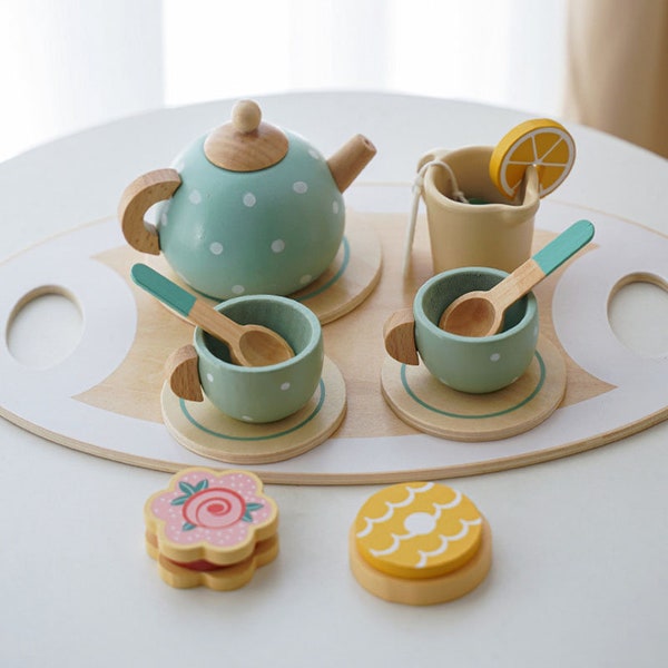 Toy Tea Set - Etsy