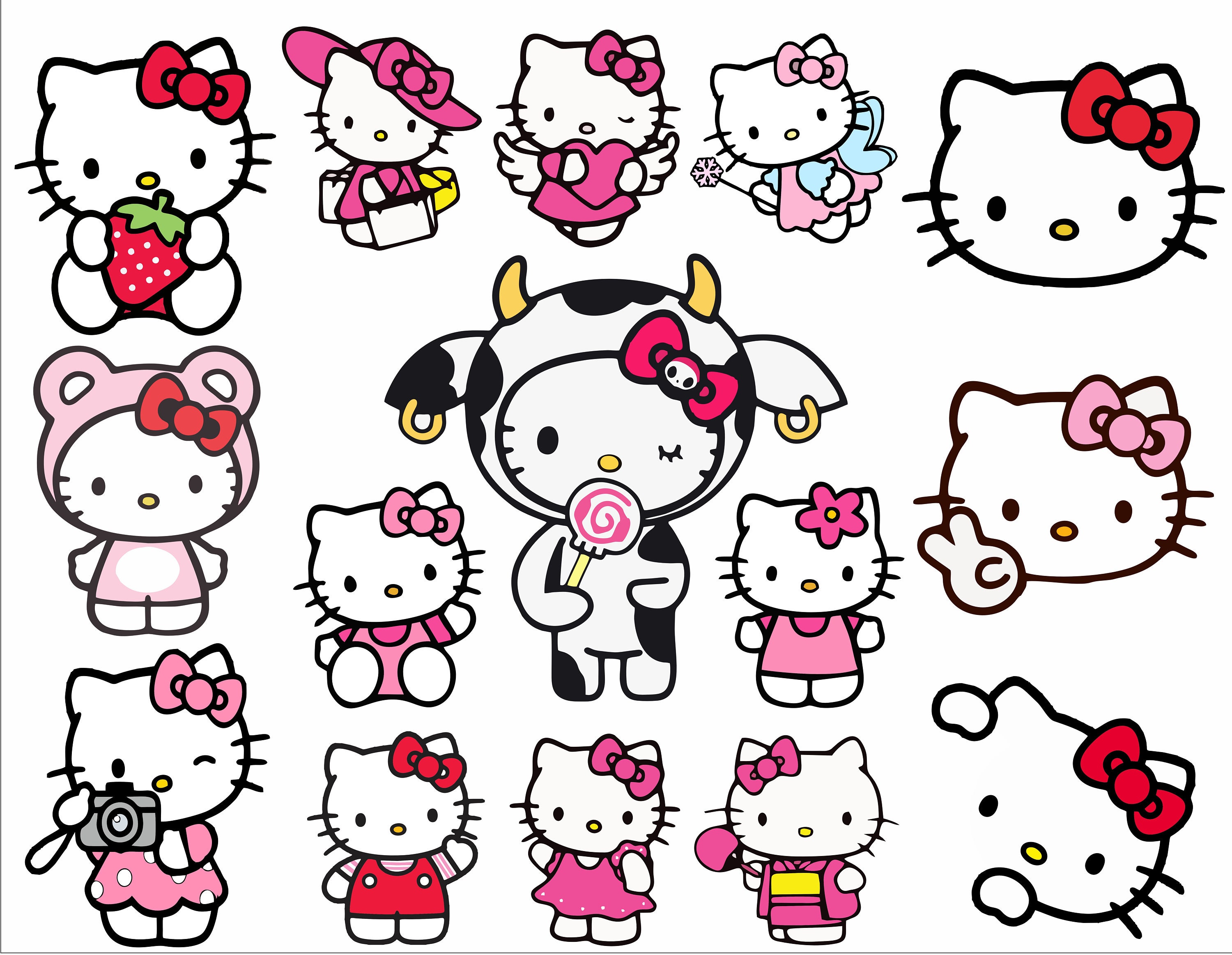 Kawaii Kitty Svg Kawaii Kitty Svg Bundle Cute Cat Svg Kitty - Etsy Australia