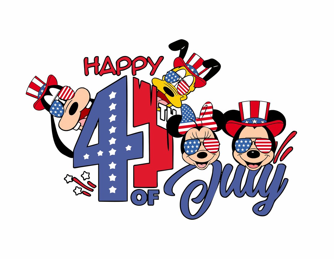 4th of July Mickey PNG, Mickey Png, Fourth of July Sublimation ...