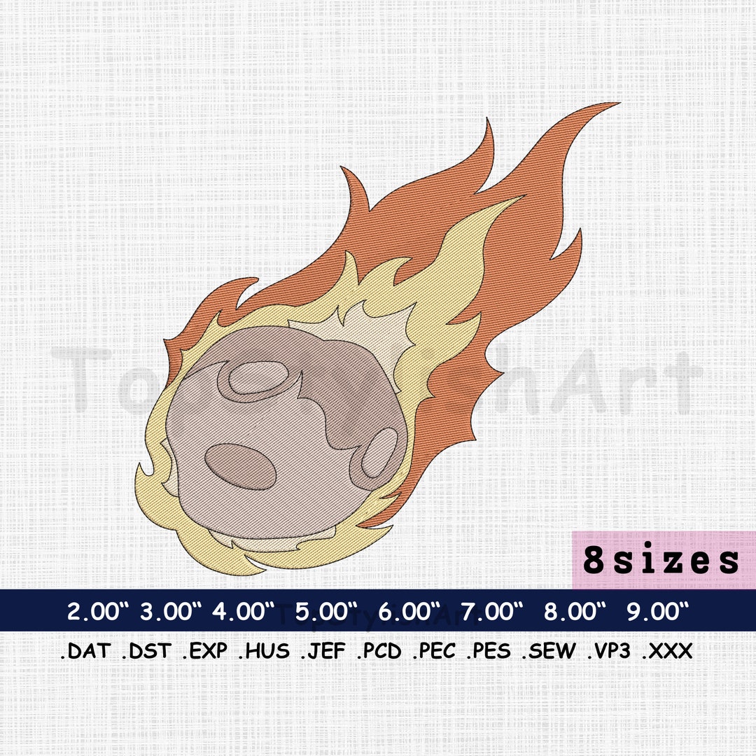 Meteor Machine Embroidery Design, Falling Meteor Machine Embroidery ...
