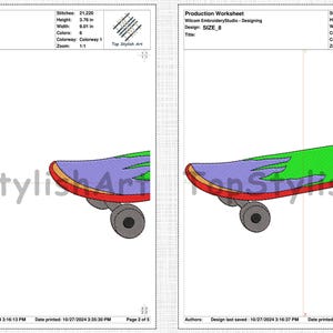 Skateboard Machine Embroidery Design, Cool Skateboard Patch for ...