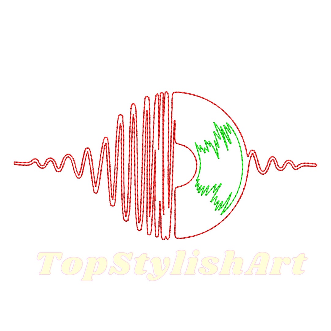 Lumina Wave Embroidery Design File Wave Digitizing Embroidery | Wave ...