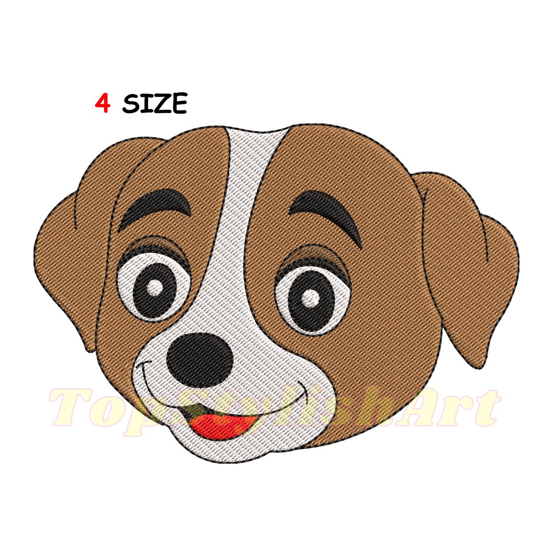 Cute Puppy Dog Machine Embroidery Design | Adorable Canine Digitized ...