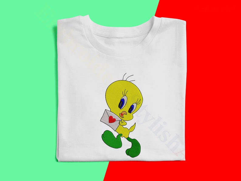Tweety , Tweetie Embroidery Design Looney Tune Tweety Bird Flying - Etsy