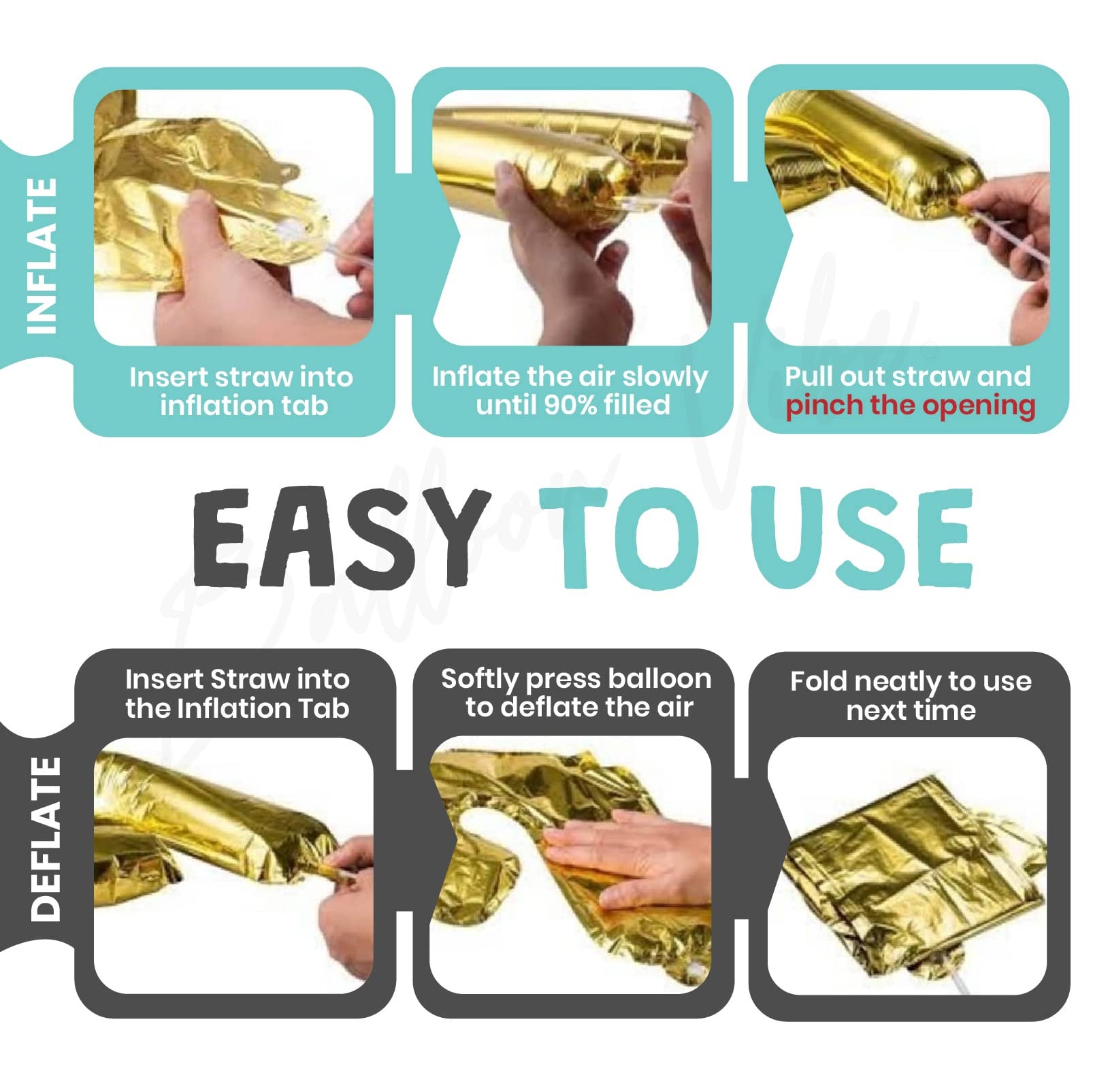 Custom Cursive Script Letter Balloons 16 Inch Foil Balloon Letters ...